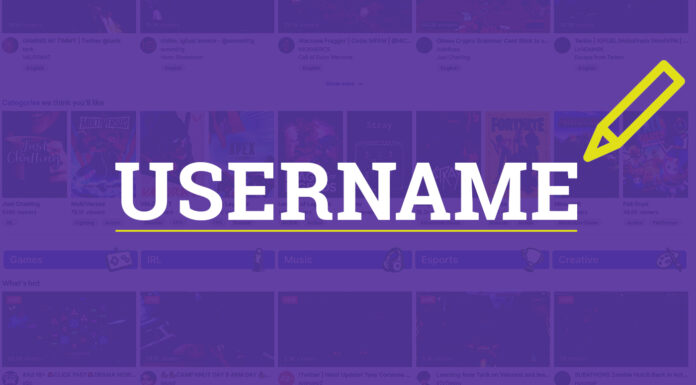 How to change your name on Twitch - Creator Handbook