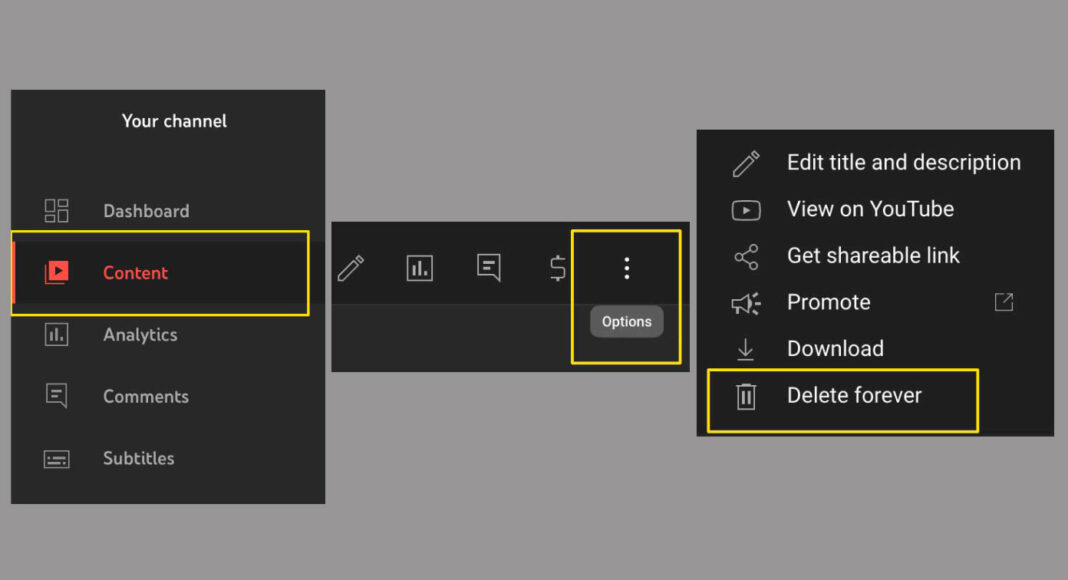 How to delete a YouTube video - Creator Handbook